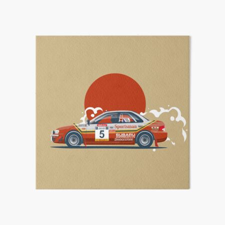 "Patrick Njiru Subaru Impreza - N" Art Board Print for Sale by The ...
