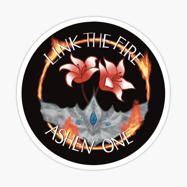 "Link the Fire, Ashen One" Sticker by Sayulilyart | Redbubble