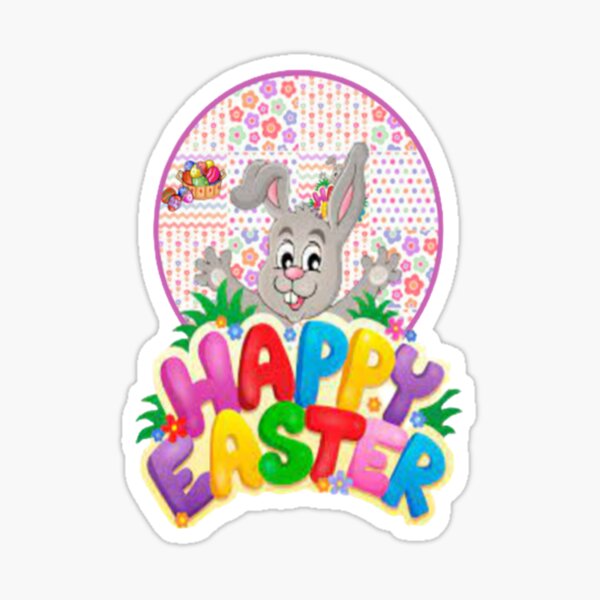 "Colorful Happy Easter Design, Badass and Funny, Easter Egg Hunting ...