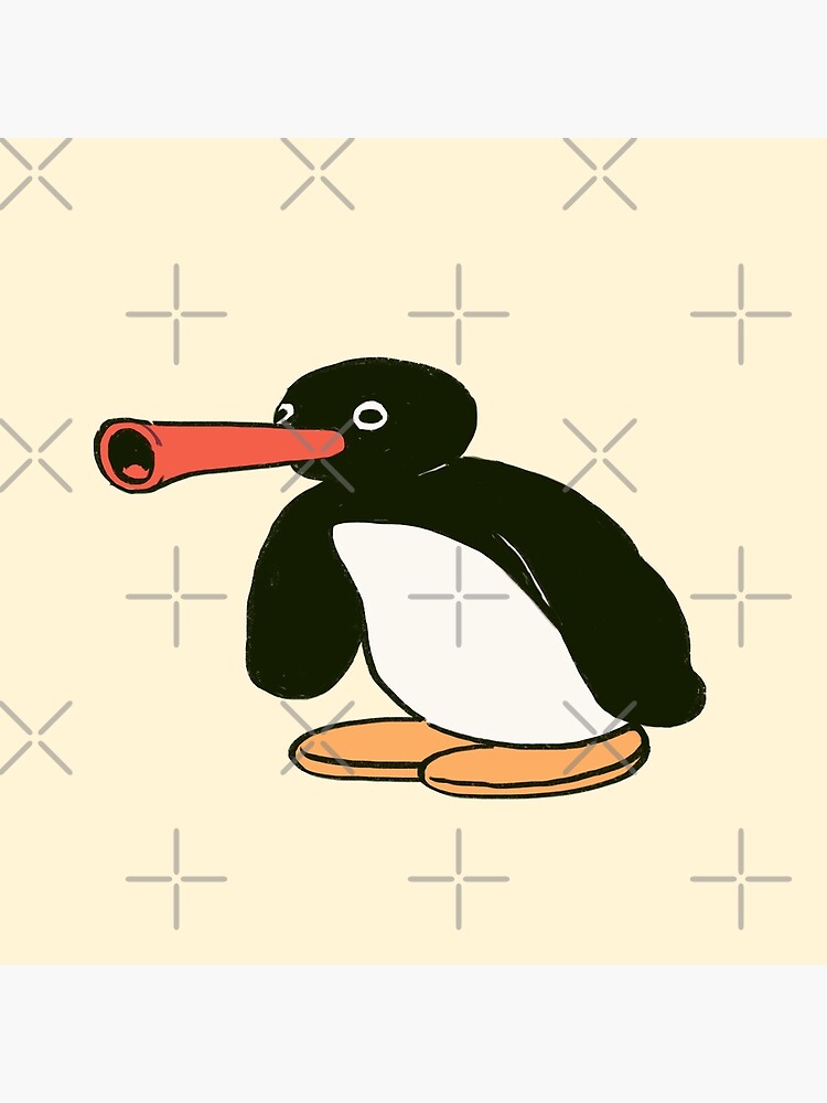 "I draw noot noot penguin meme" Art Board Print for Sale by RansRoom | Redbubble