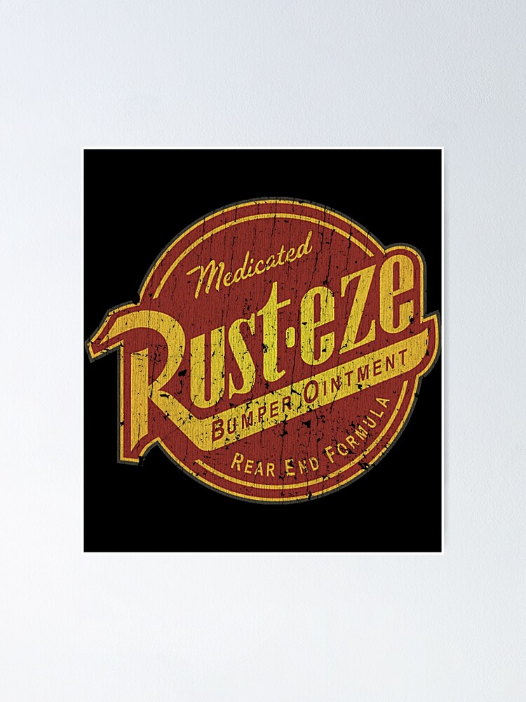 "Rust-eze Bumper Ointment 1990" Poster for Sale by ZeepBee80 | Redbubble