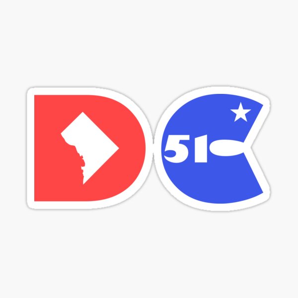 "DC 51 State" Sticker by MarieARoyal239 | Redbubble