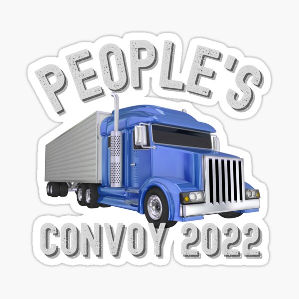"People's Convoy 2022, USA Truck Driver, Trucker Convoy, Freedom Lover ...