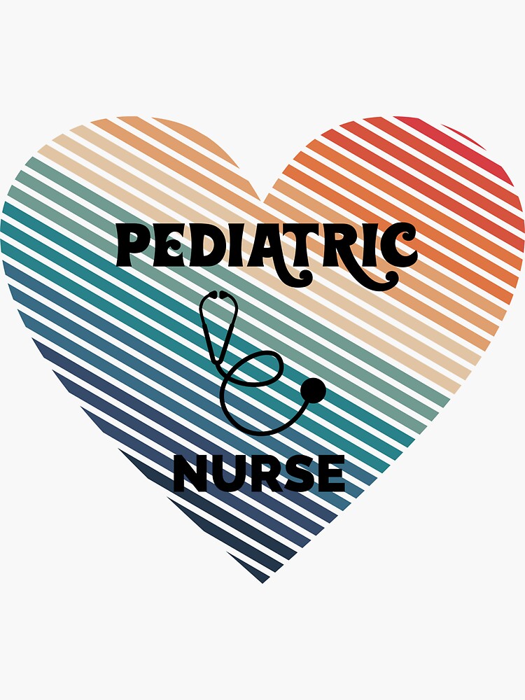 Pegatina «Enfermera pediátrica divertida regalos enfermera pediátrica ...
