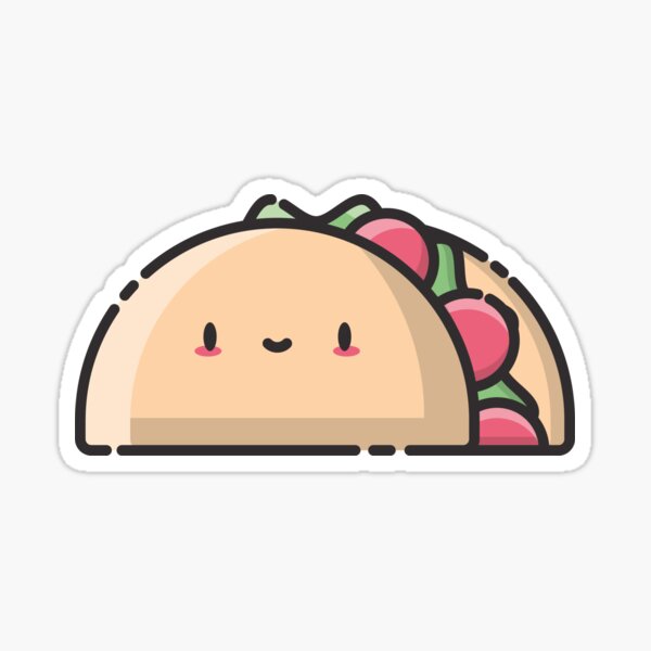 "Cute Burrito" Sticker by caiopires | Redbubble