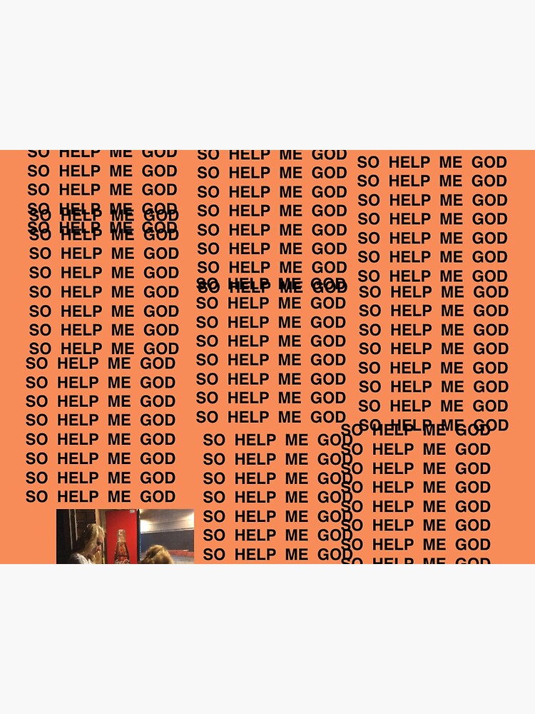 "Kanye West, So Help Me God" Poster for Sale by CadeByers | Redbubble