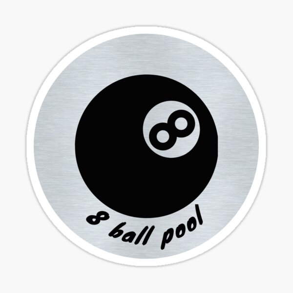 "8 ball pool" Sticker for Sale by Oukis | Redbubble
