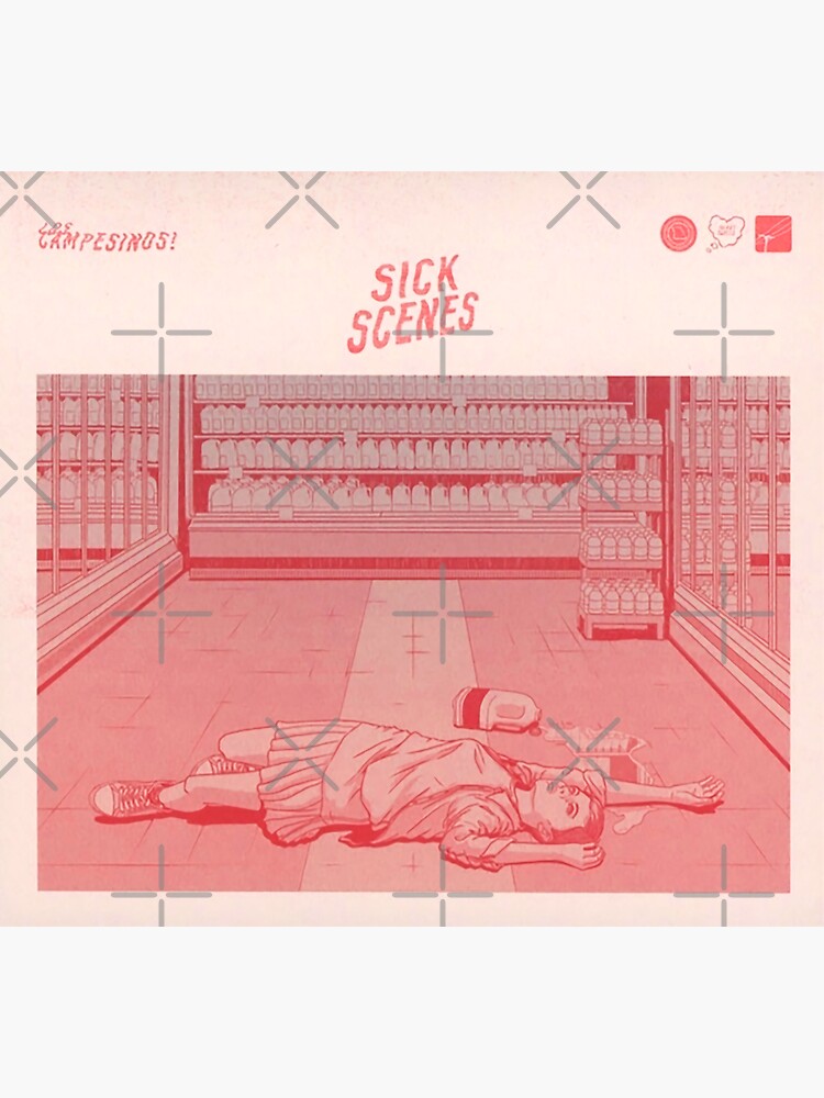 "Sick Scenes" Sticker for Sale by kentrglrag | Redbubble