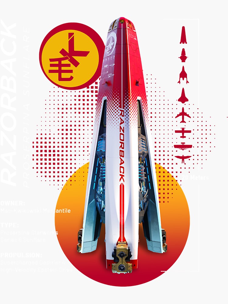 "The Expanse Razorback Ship Pullover Hoodie" Sticker by RuleDasani ...