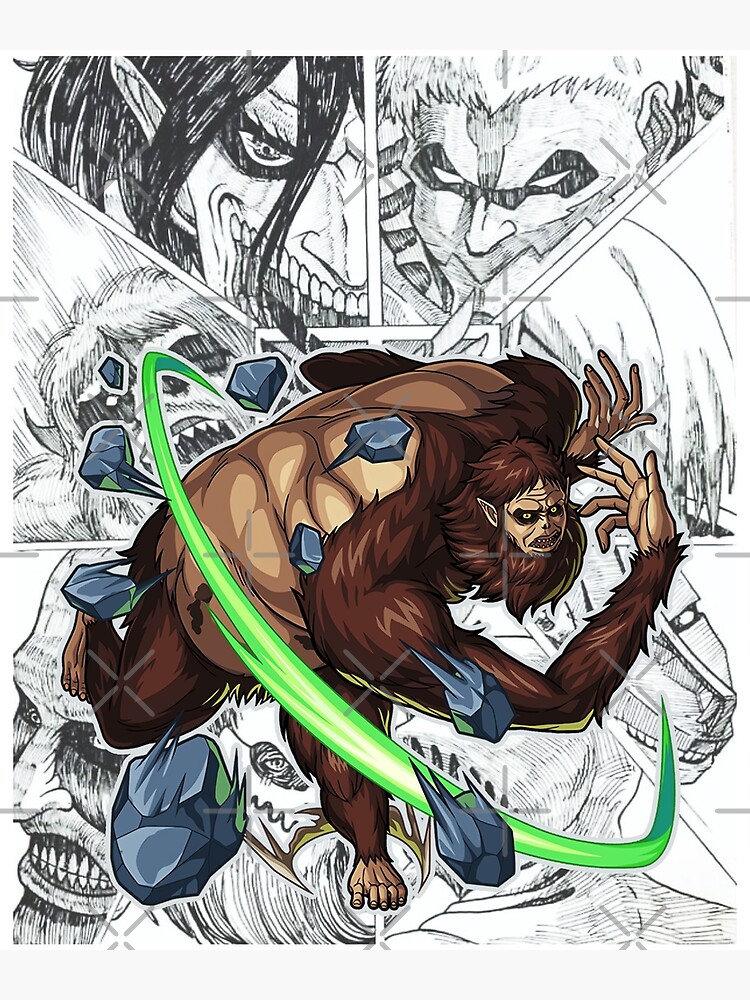 "Beast Titan, Zeke Yeager, Aot Shingeki No Kyojin Rumbling Attack On ...