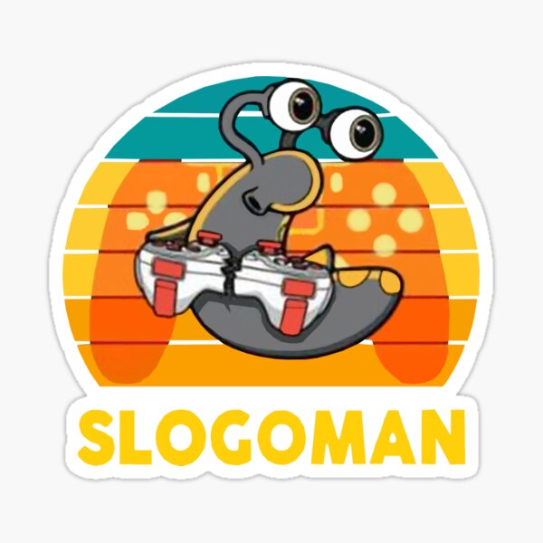 "Slogoman Slogo Merch Vintage" Sticker by Freyabaker | Redbubble