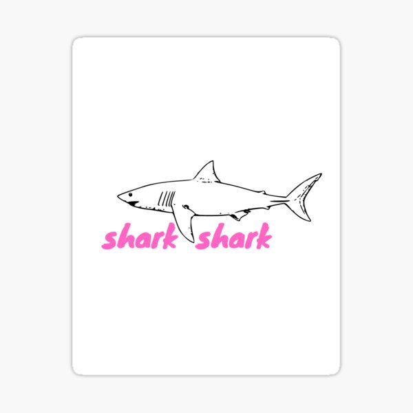 "shark logo" Sticker by ARCHIbmag | Redbubble