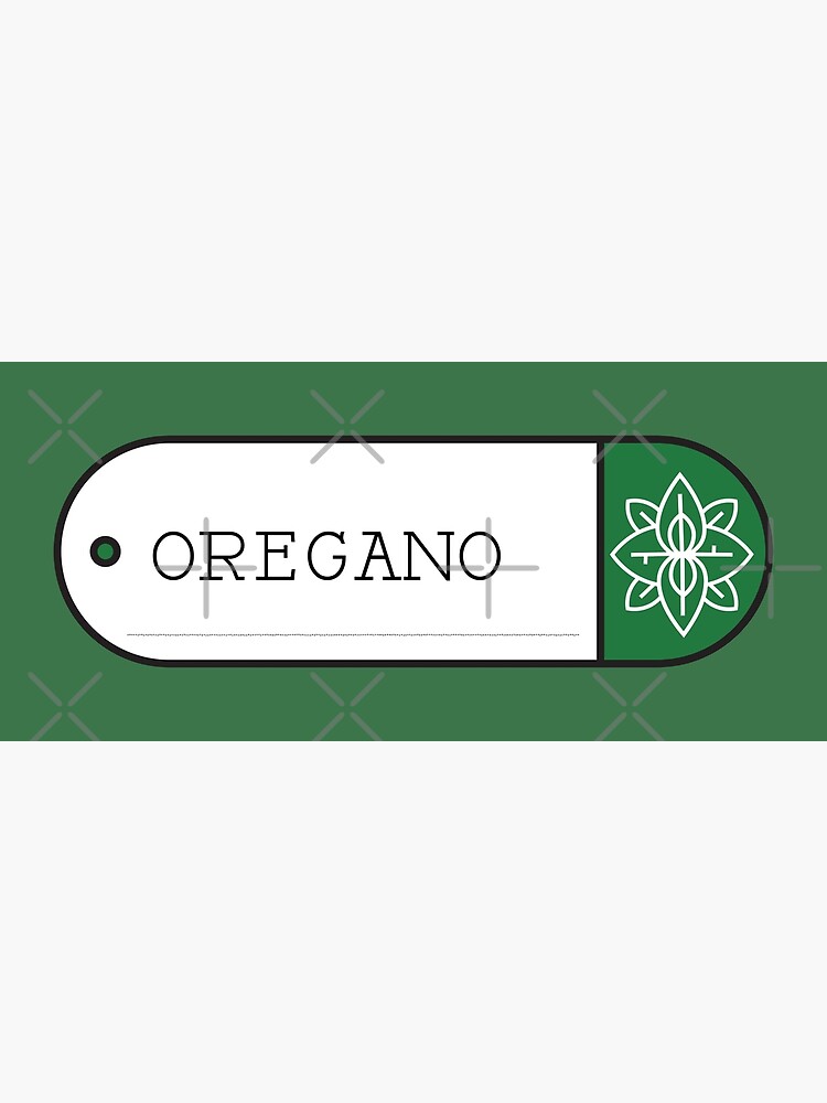 "Oregano label for container" Poster by mixtape80 | Redbubble
