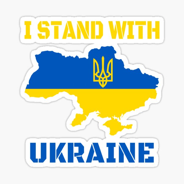 Stickers Stickers Labels And Tags I Stand With Ukraine Solidarity With