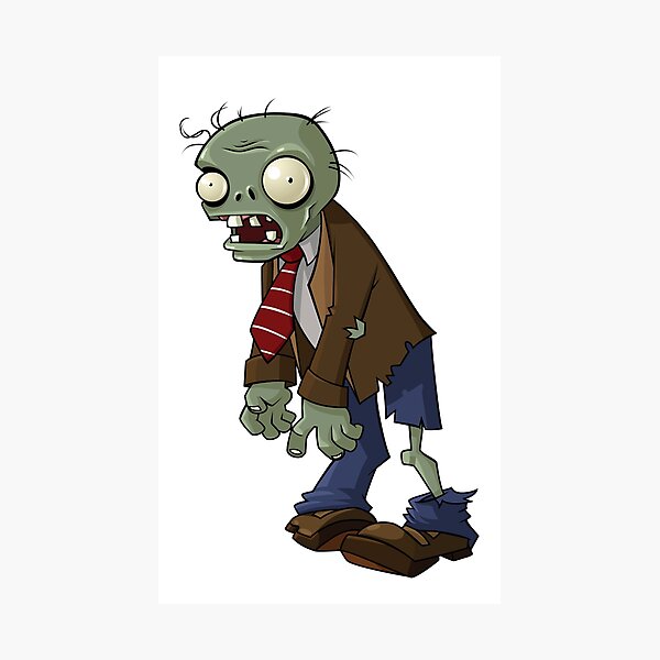 "Regular Zombie from Plants vs Zombies" Photographic Print for Sale by ...