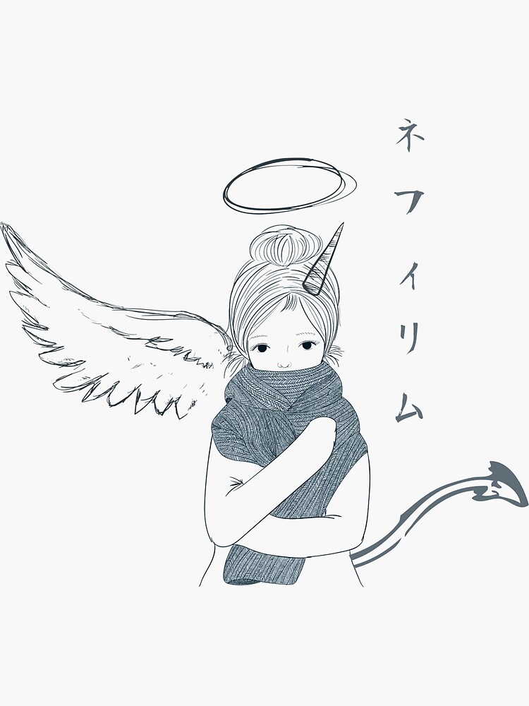 "Nephilim" Sticker for Sale by Donned | Redbubble