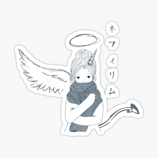 "Nephilim" Sticker for Sale by Donned | Redbubble