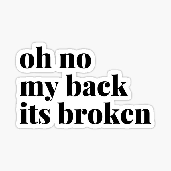 Broken Back Jokes
