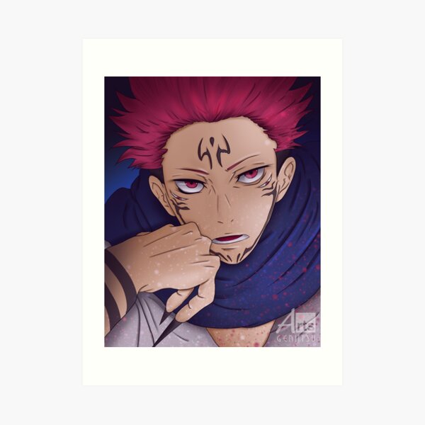 "Jujutsu Kaisen | Sukuna Domain Expansion" Art Print by Genjitsu-Art ...
