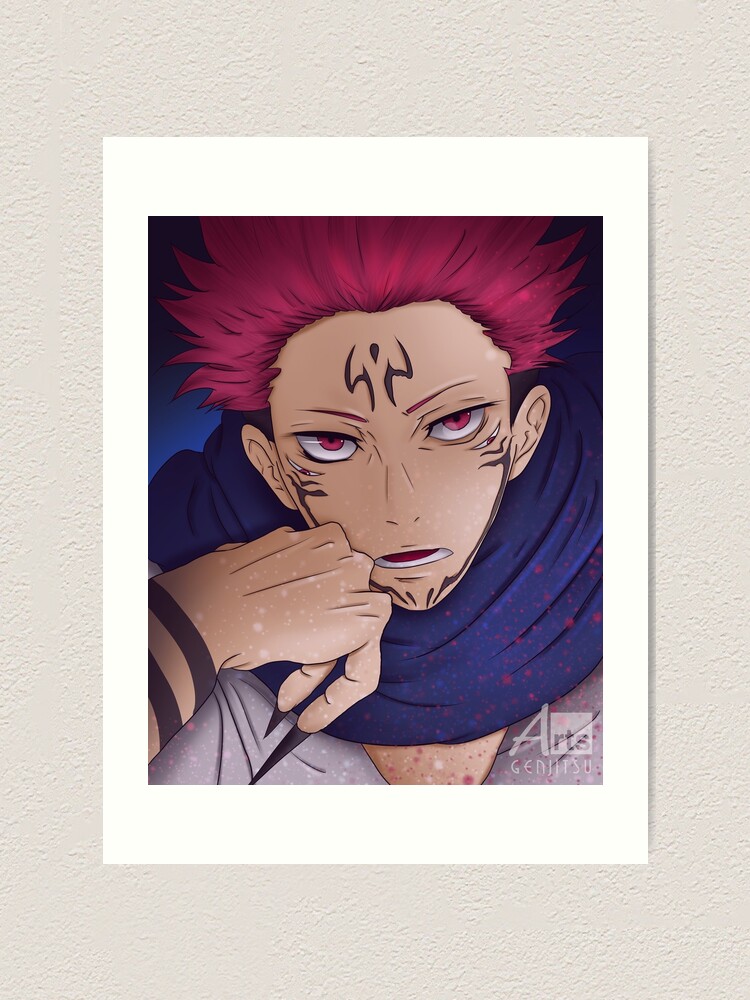 "Jujutsu Kaisen | Sukuna Domain Expansion" Art Print by Genjitsu-Art ...