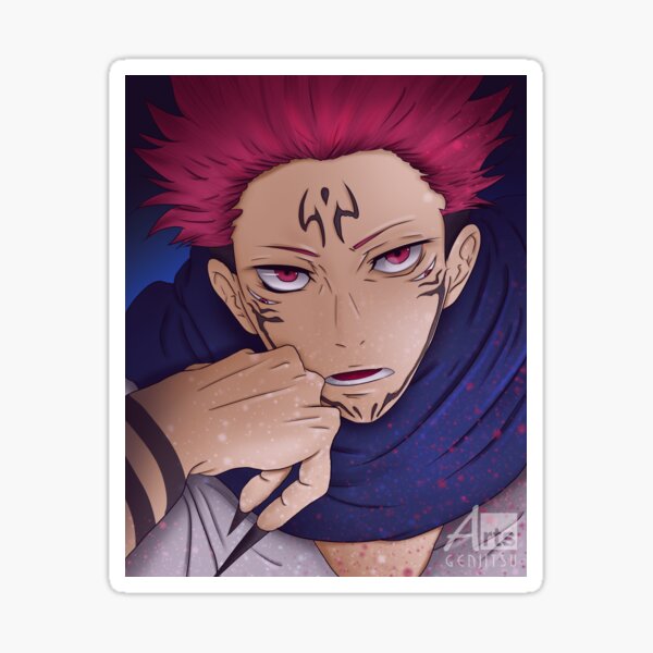 "Jujutsu Kaisen | Sukuna Domain Expansion" Sticker for Sale by Genjitsu ...