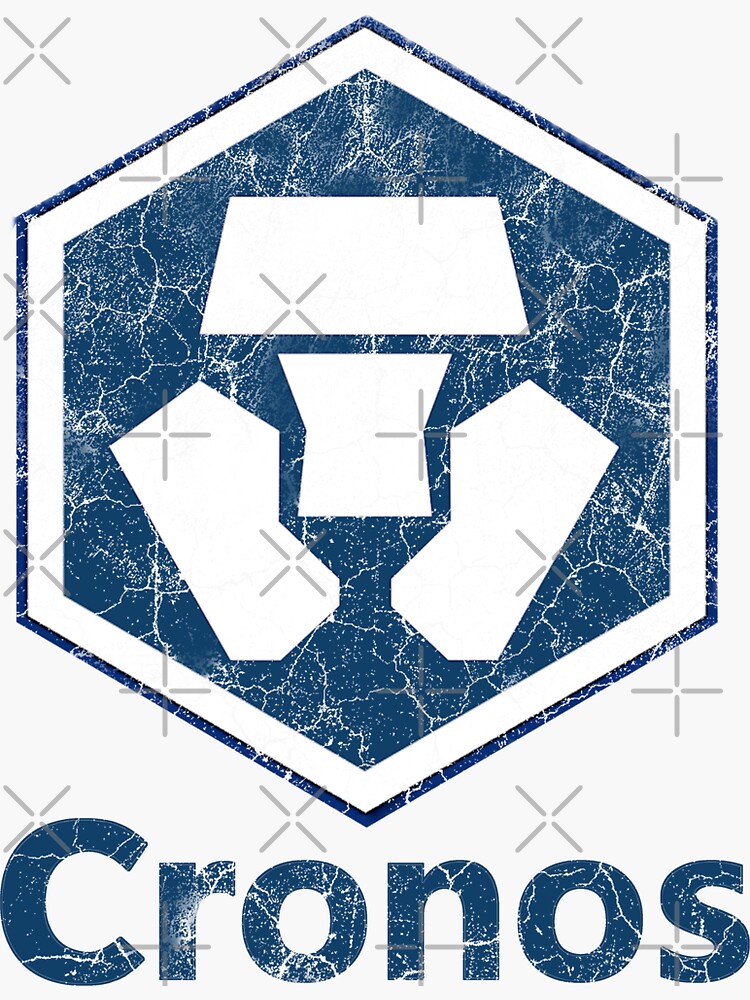 "Cronos CRO Crypto.com Cryptocurrency Vintage Logo" Sticker for Sale by ...