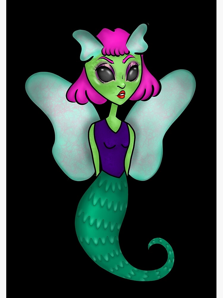 "Alien Butterfly " Poster by MarianaStudio | Redbubble