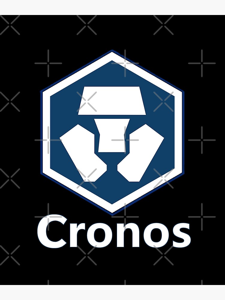 "Cronos CRO Crypto.com Cryptocurrency Pocket Logo" Poster by odyssus ...