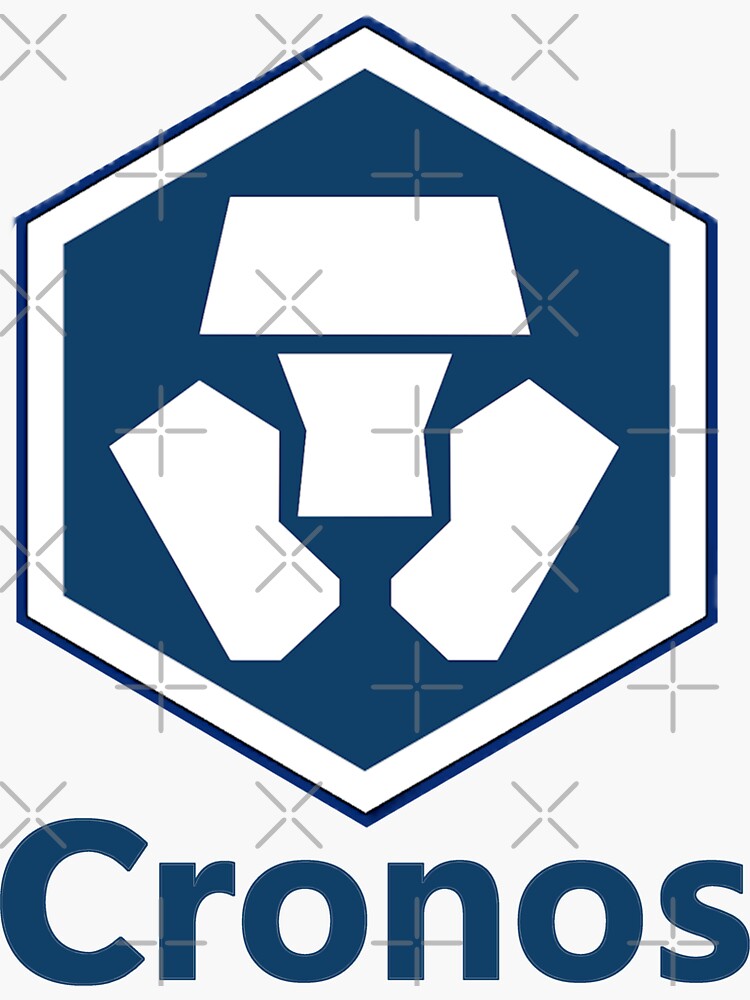 "Cronos CRO Crypto.com Cryptocurrency Pocket Logo" Sticker for Sale by ...