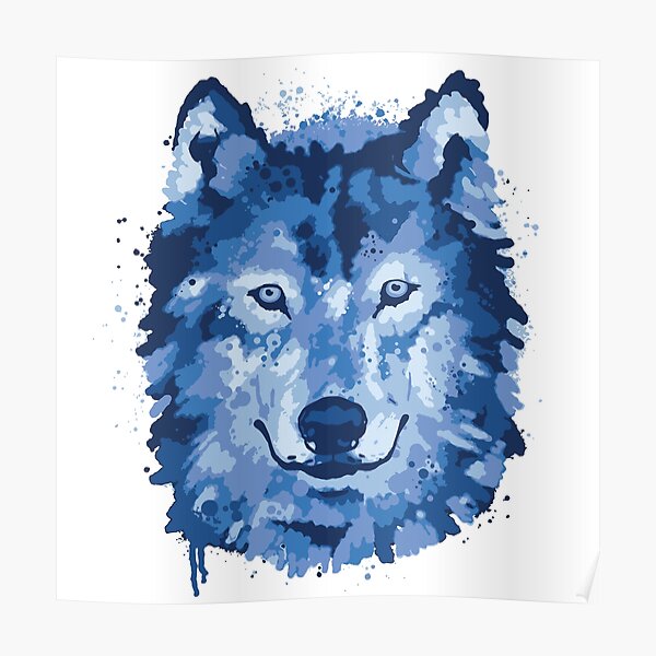 Póster «Camisa de lobo | Sudadera con capucha de animal simbólico ...