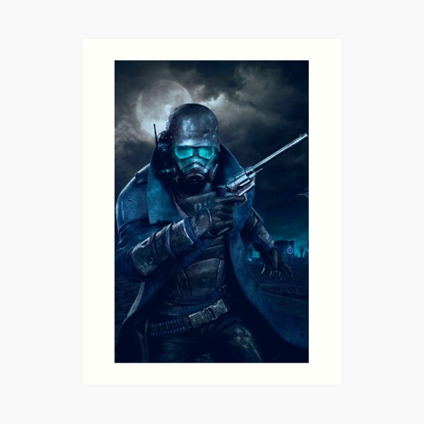 "Fallout New Vegas Blue Eyed NCR Ranger " Art Print for Sale by Alfi ...