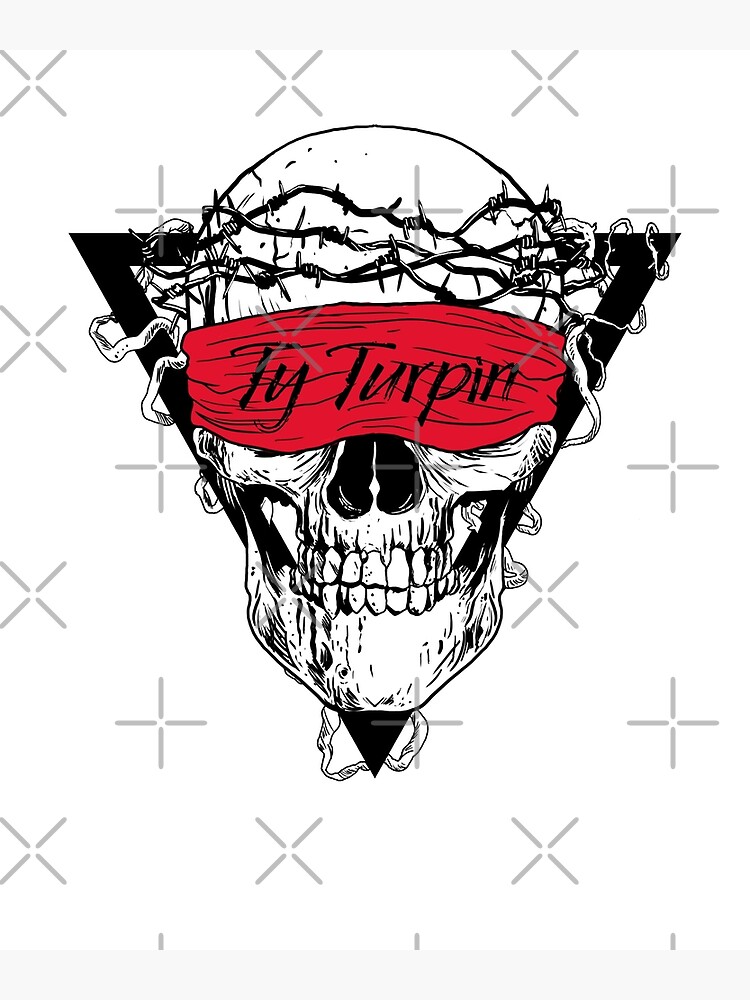 "Ty Turpin Blind Skull" Art Print for Sale by tyturpin | Redbubble