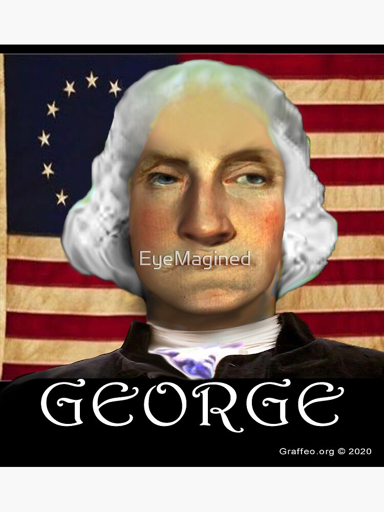 "George Washington" Poster by EyeMagined | Redbubble