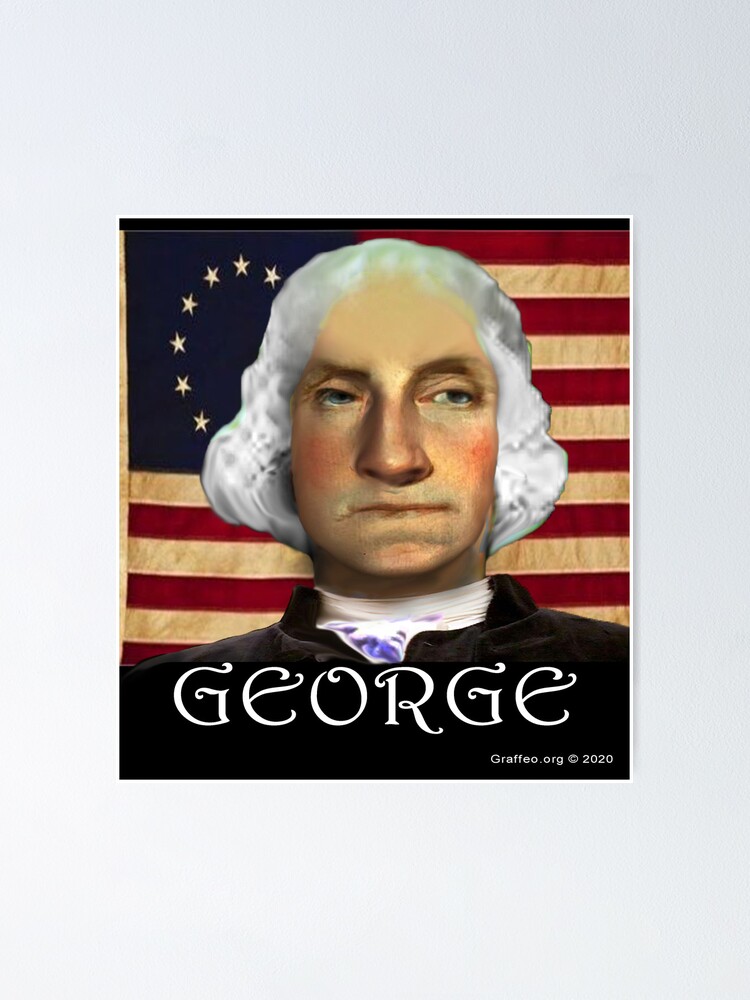 "George Washington" Poster by EyeMagined | Redbubble