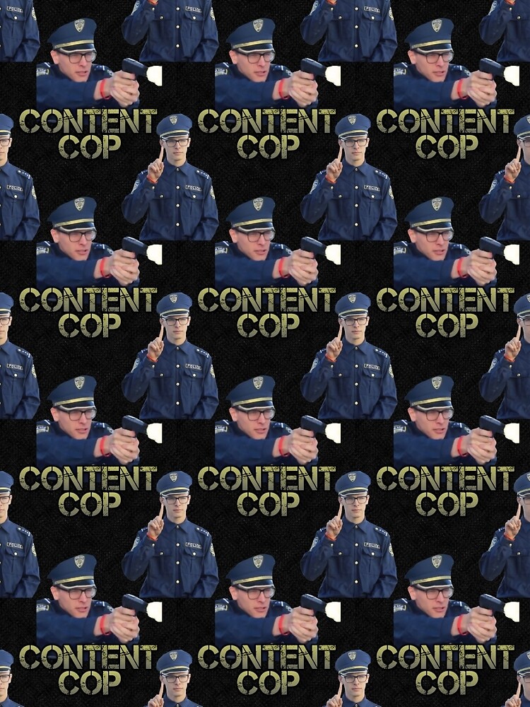 "Content Cop" T-shirt for Sale by ouijabarbie | Redbubble | content cop ...