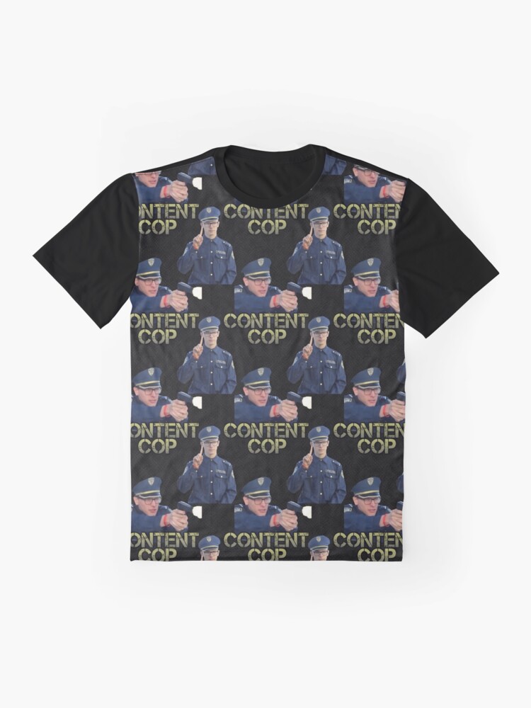 "Content Cop" T-shirt for Sale by ouijabarbie | Redbubble | content cop ...