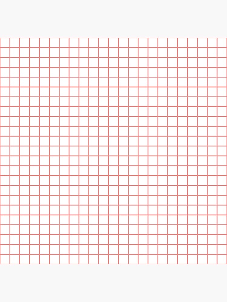 "Light Coral Grid Lines | Beautiful Interior Design" Poster for Sale by ...