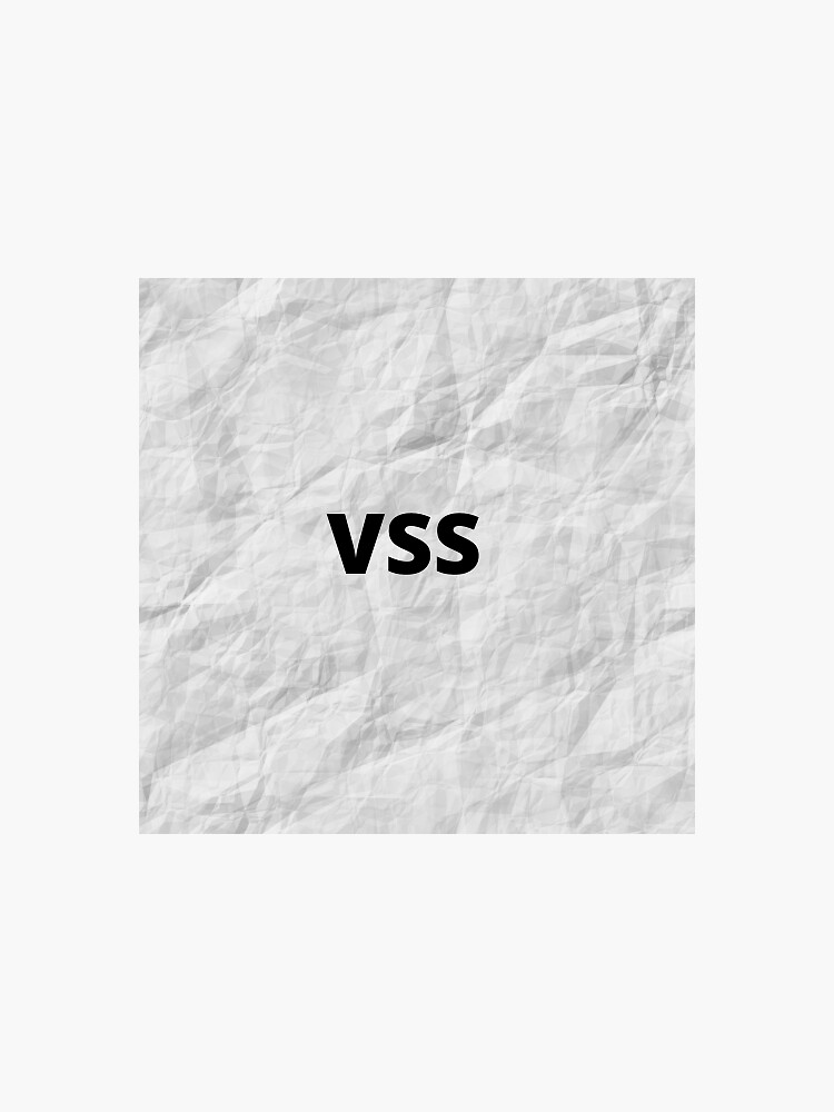 "VSS" Sticker by VladSefuShop | Redbubble