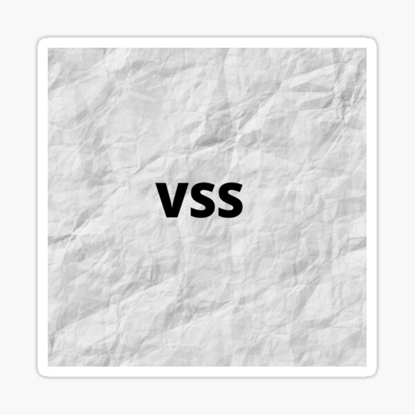 "VSS" Sticker by VladSefuShop | Redbubble