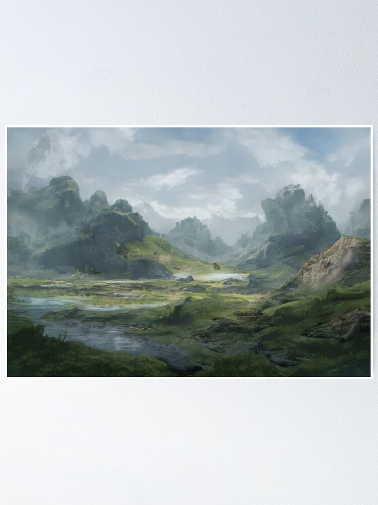 "Rocky marsh" Poster for Sale by Lizardspock | Redbubble