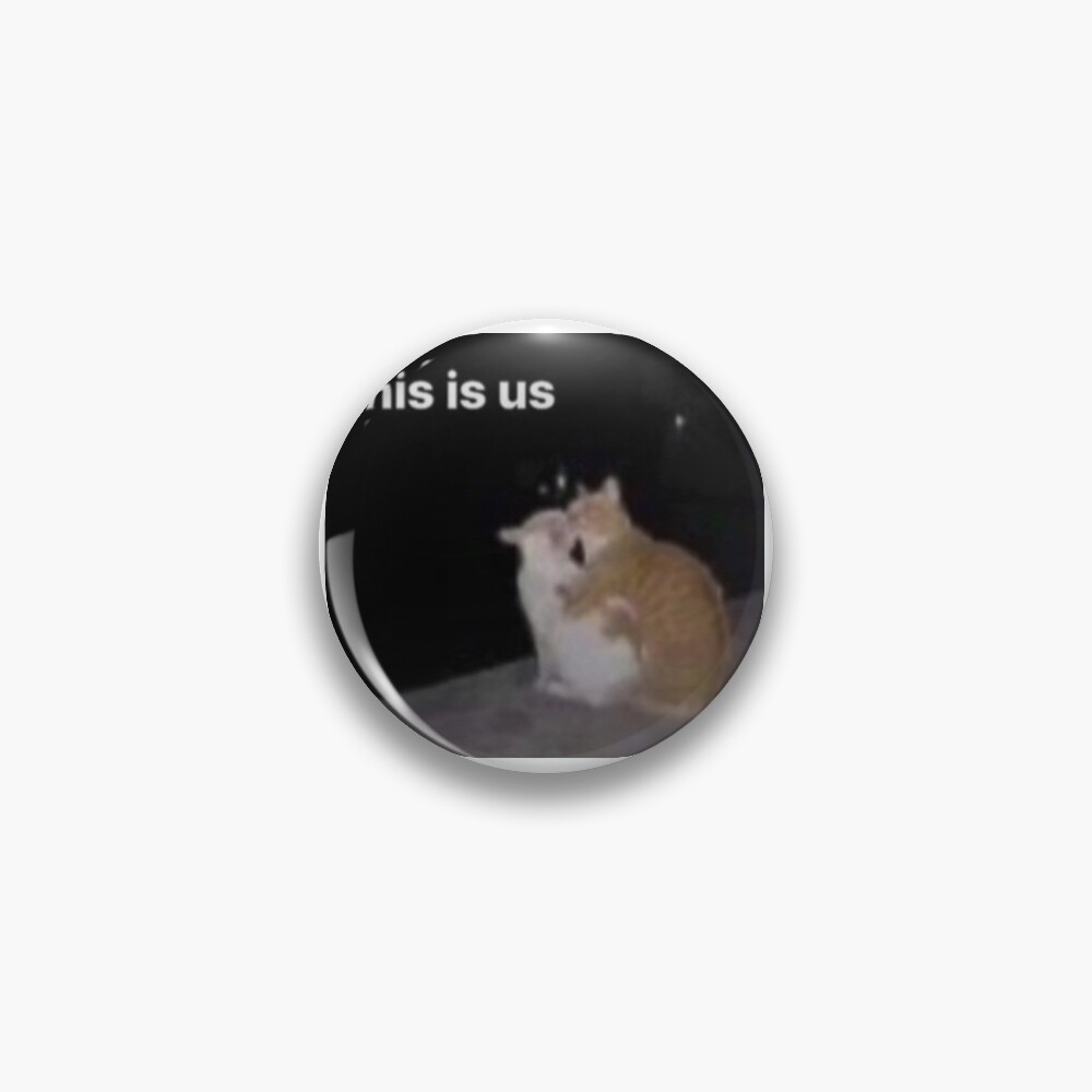 "cat this is us love cute funny meme" Sticker for Sale by aartleena ...