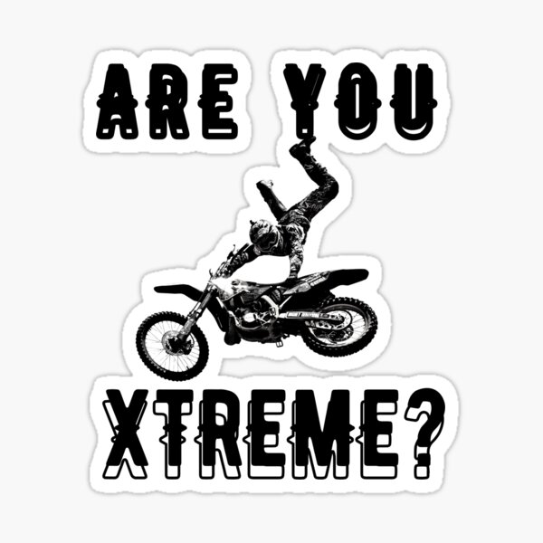 "Are you xtreme" Sticker by XiongFashion | Redbubble