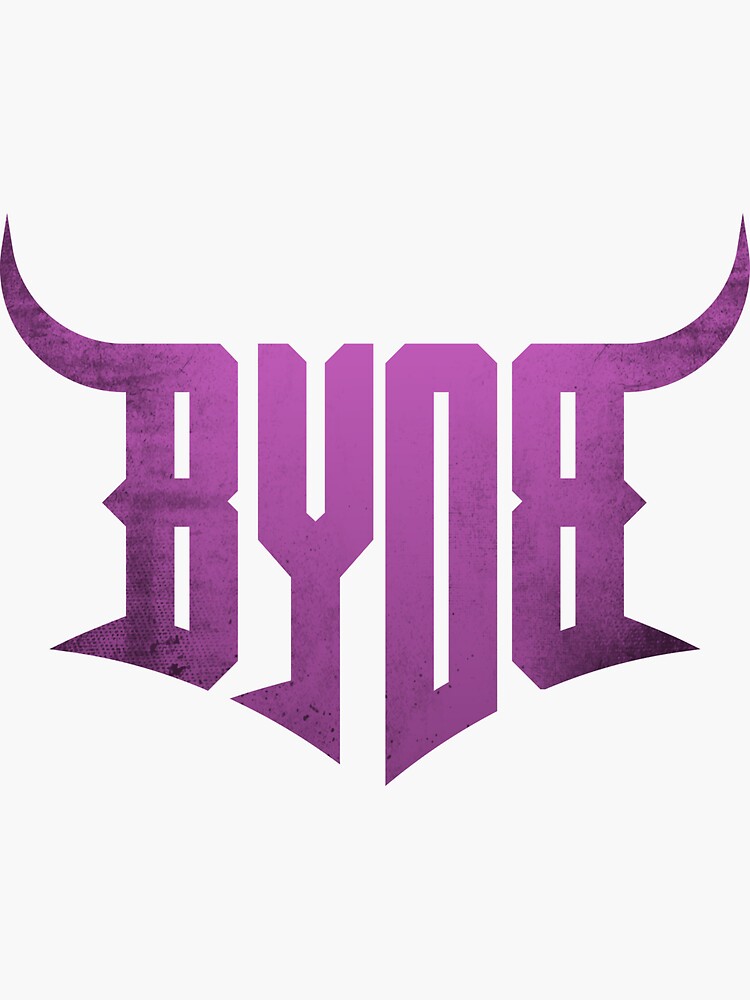 "BYOB Purple Logo" Sticker for Sale by BYOBFitness | Redbubble