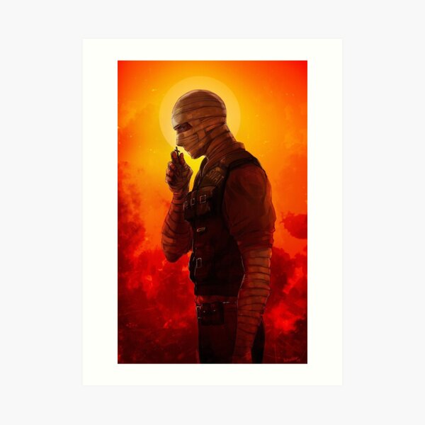 "Fallout New Vegas Joshua Graham Gaming Artwork " Art Print for Sale by ...