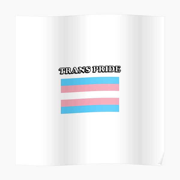 Póster «Orgullo trans - Bandera transgénero - bandera del orgullo trans ...