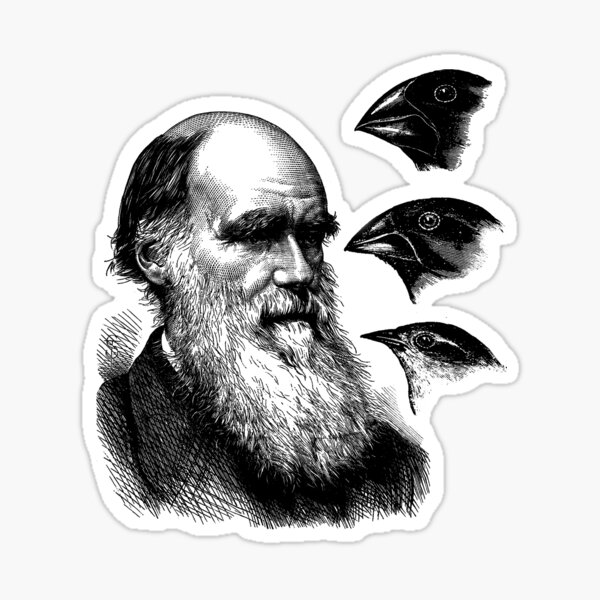 Charles Darwin Stickers | Redbubble