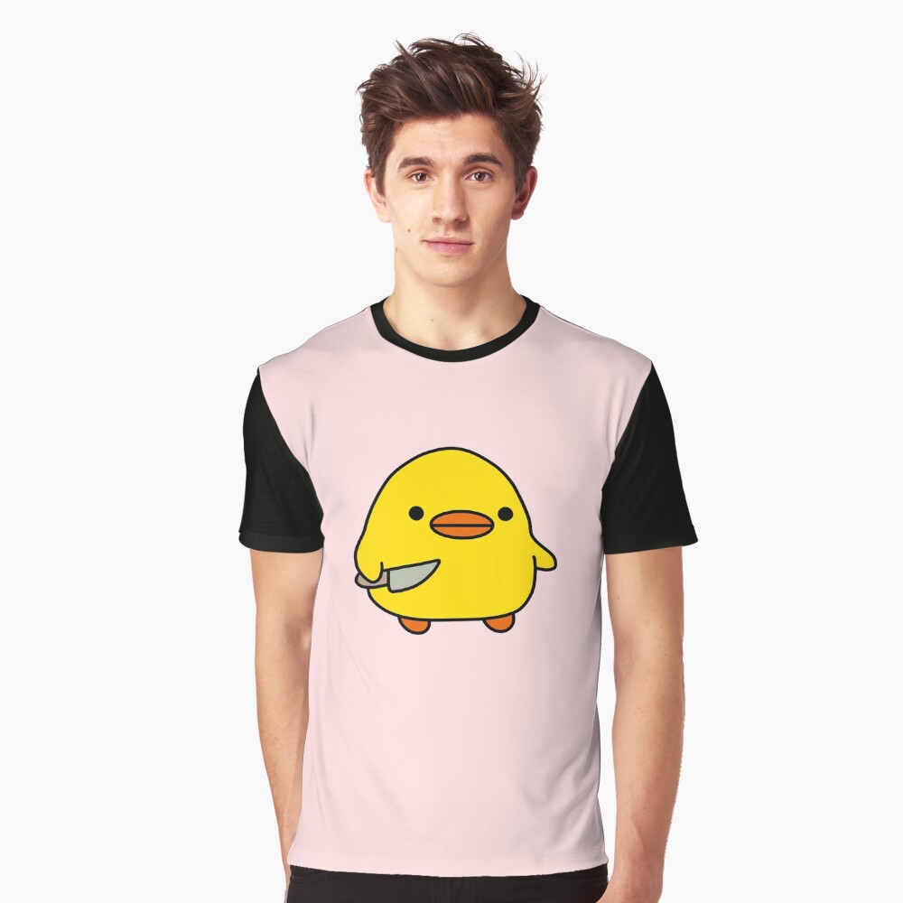 Pegatina for Sale con la obra «pato con cuchillo | pato kawaii | pato ...
