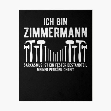 "Who can do everything becomes a carpenter craftsman saying" Art Board ...