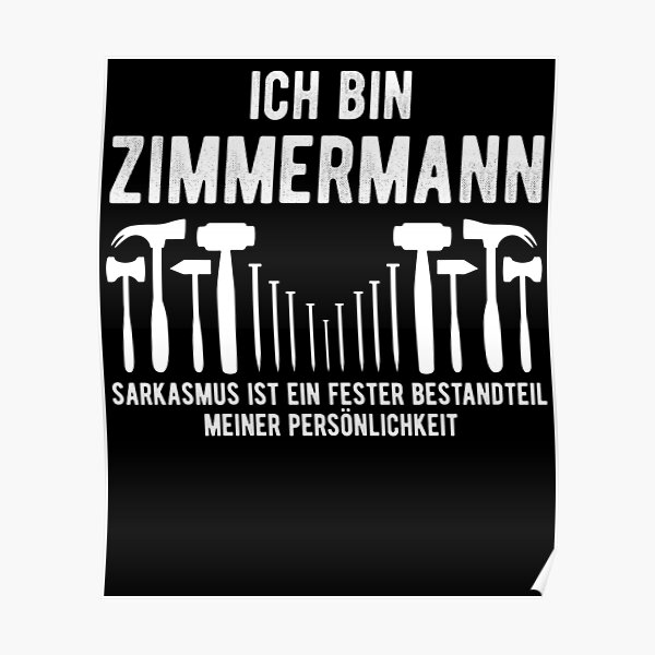 "Who can do everything becomes a carpenter craftsman saying" Poster for ...