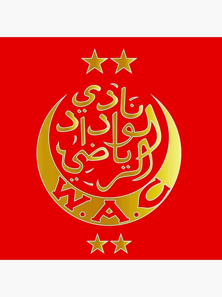 "Wydad wac morocco football club logo" Canvas Print for Sale by BANAKR ...